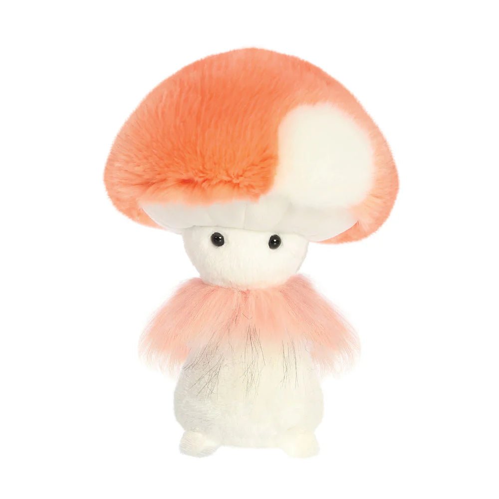 Sparkle Tales Salmon Fungi Plush Soft Toy 23cm – Plush Paradise UK